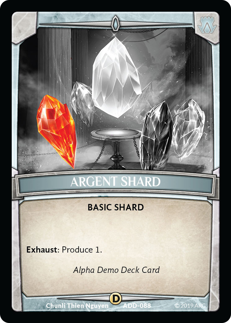 Argent Shard (Fire) - Alpha Demo Intro Decks - Argent Saga TCG