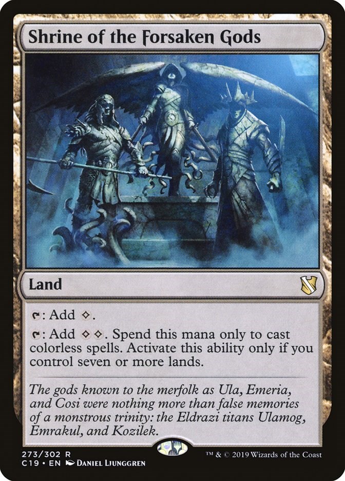 Shrine of the Forsaken Gods - Commander 2019 - Magic: The Gathering