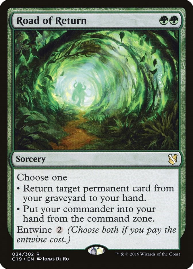 Road of Return - Commander 2019 - Magic: The Gathering
