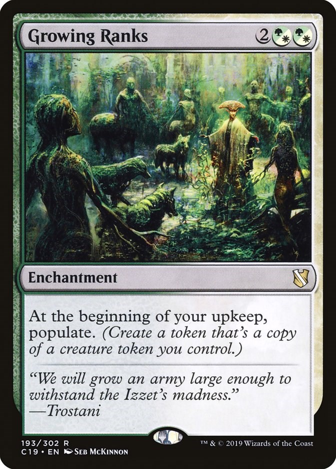 Growing Ranks - Commander 2019 - Magic: The Gathering