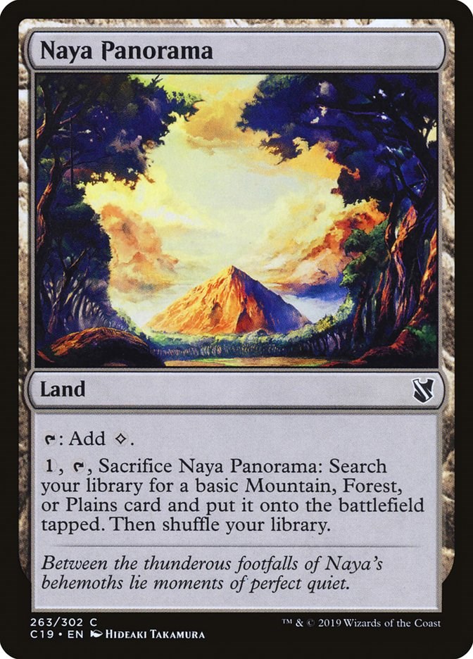 Naya Panorama - Commander 2019 - Magic: The Gathering