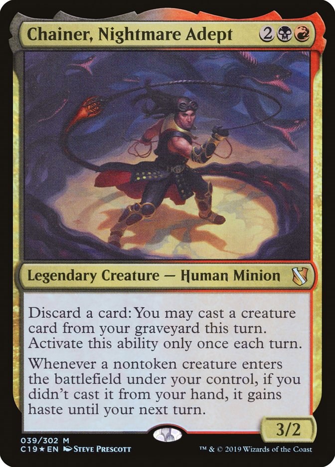 Chainer, Nightmare Adept - Commander 2019 - Magic: The Gathering
