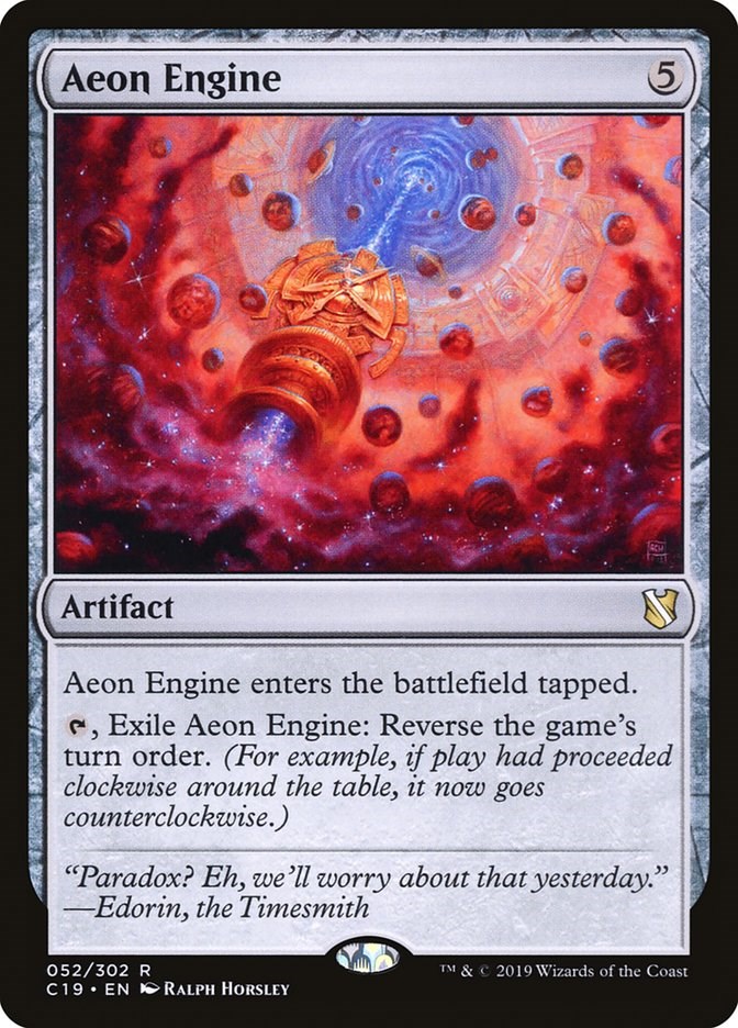 Aeon Engine - Commander 2019 - Magic: The Gathering