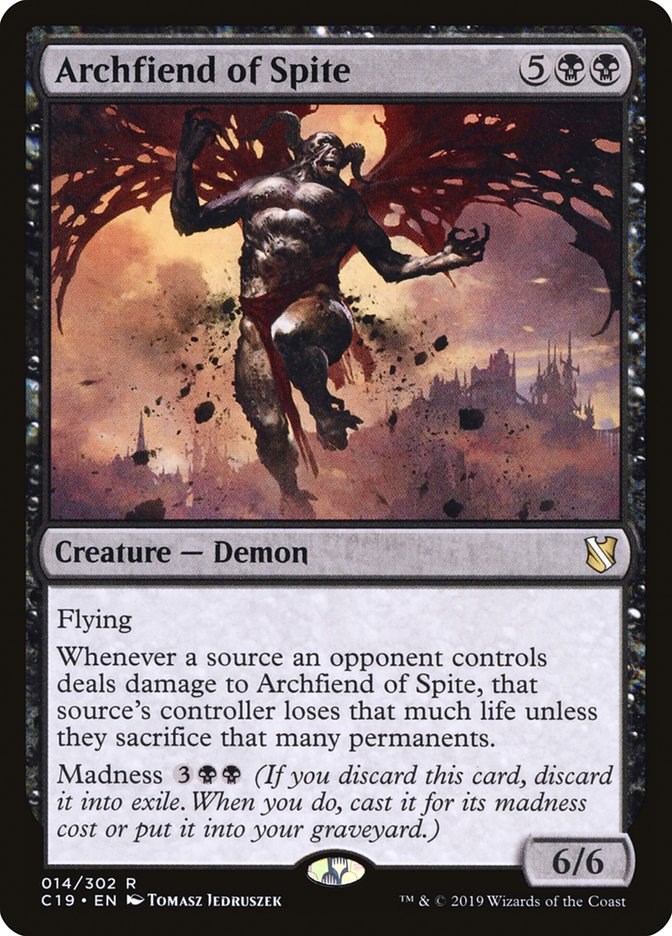 Archfiend of Spite - Commander 2019 - Magic: The Gathering