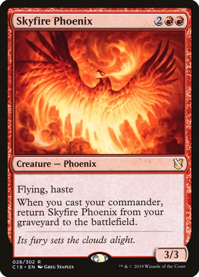 Skyfire Phoenix - Commander 2019 - Magic: The Gathering