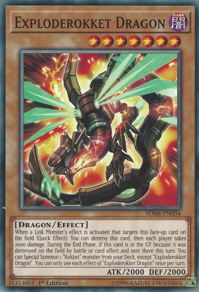 Exploderokket Dragon - Structure Deck: Rokket Revolt - YuGiOh