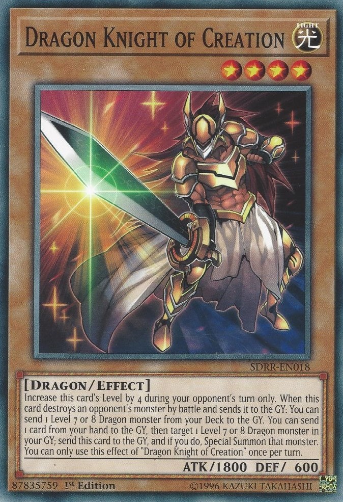 Dragon Knight of Creation - Structure Deck: Rokket Revolt - YuGiOh
