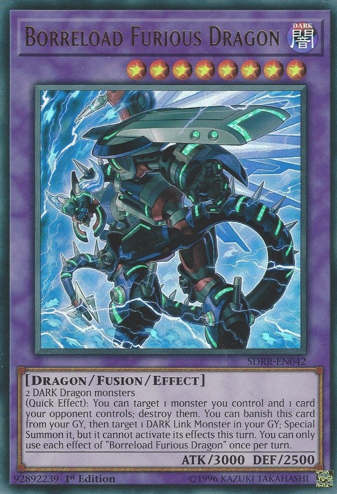 Borreload Furious Dragon - Structure Deck: Rokket Revolt - YuGiOh