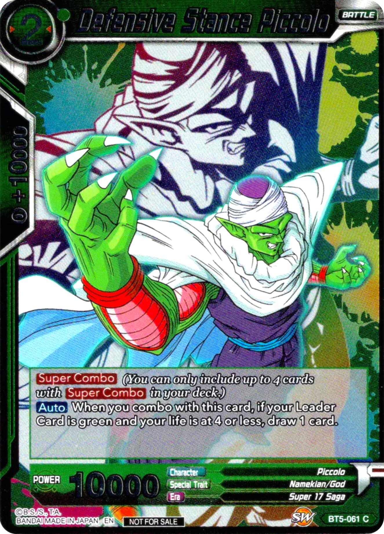 Defensive Stance Piccolo (Event Pack 4) - Promotion Cards - Dragon Ball ...