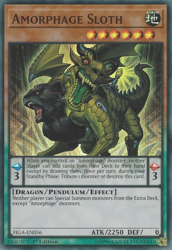 Amorphage Sloth - Fists of the Gadgets - YuGiOh