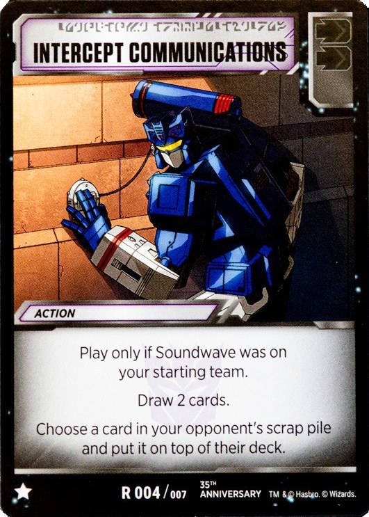 Intercept Communications - Blaster VS Soundwave Box Set 35th ...