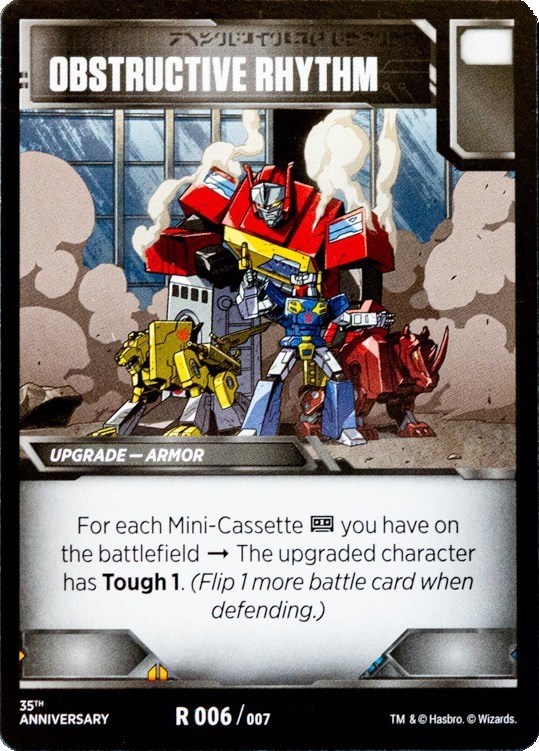 Obstructive Rhythm - Blaster VS Soundwave Box Set 35th Anniversary ...