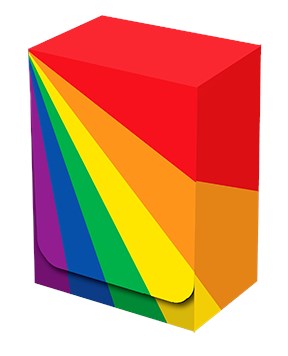 Deck Box - Rainbow - Legion Premium Supplies Deck Boxes - Deck Boxes
