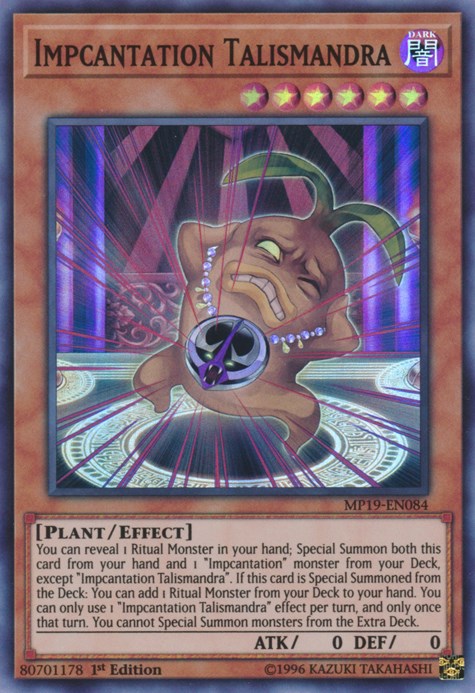 Impcantation Talismandra - 2019 Gold Sarcophagus Tin Mega Pack - YuGiOh
