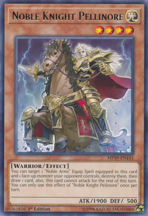 Noble Knight Pellinore - 2019 Gold Sarcophagus Tin Mega Pack - YuGiOh