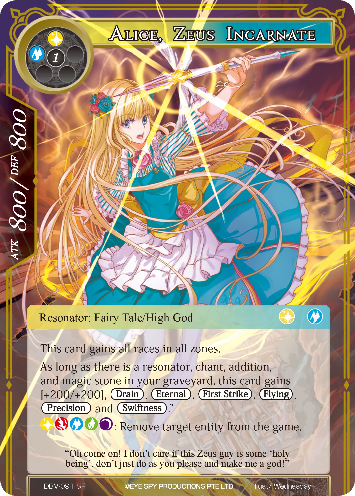 Alice, Zeus Incarnate - The Decisive Battle of Valhalla - Force of Will