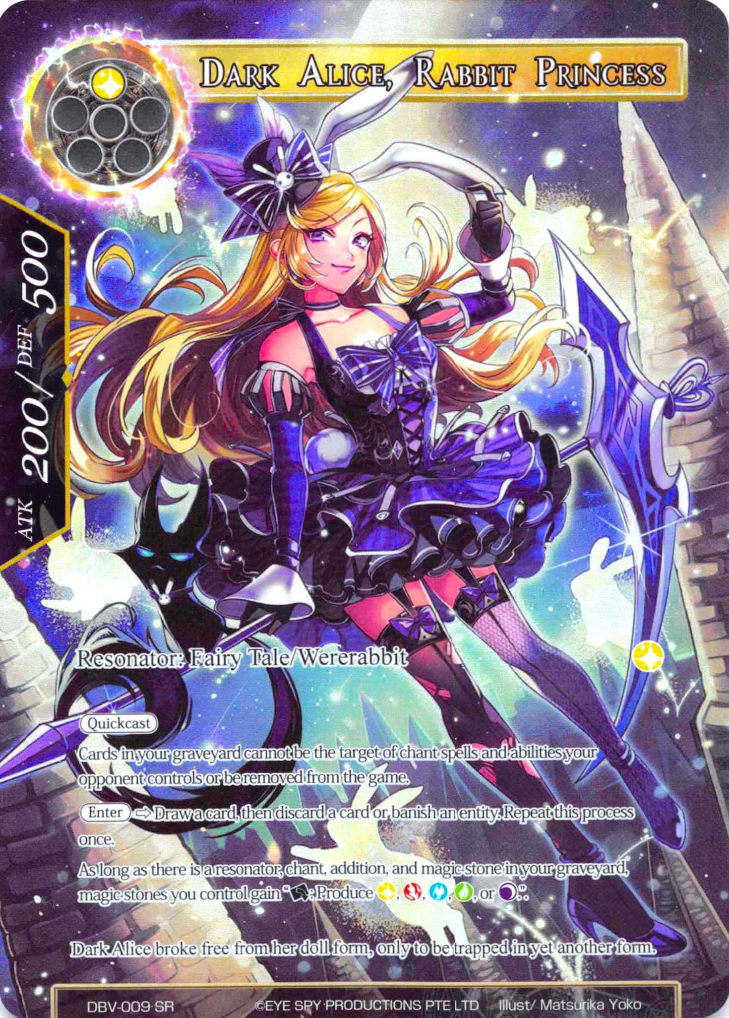 Dark Alice, Rabbit Princess (Full Art) - The Decisive Battle of ...