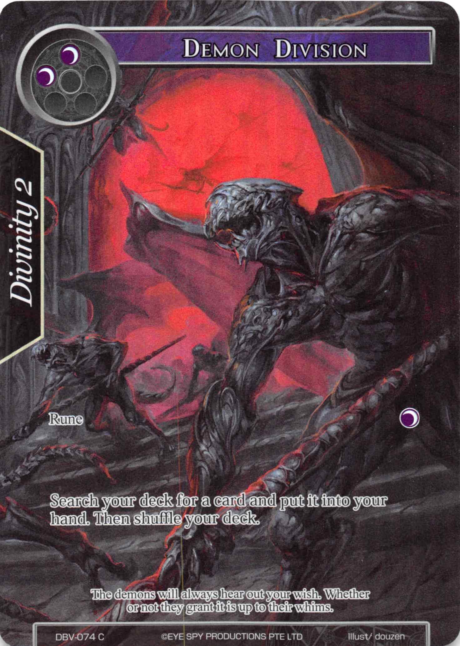 Demon Division (Full Art) - The Decisive Battle of Valhalla - Force of Will