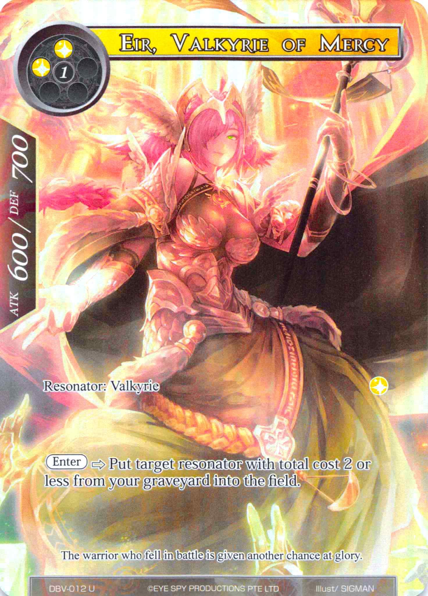 Eir, Valkyrie of Mercy (Full Art) - The Decisive Battle of Valhalla ...