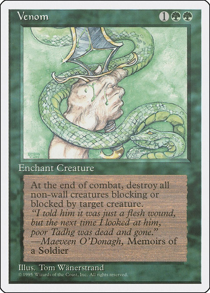Venom - Fourth Edition - Magic: The Gathering