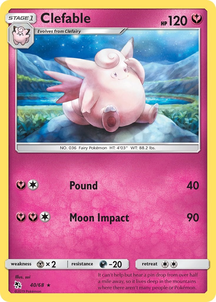 Clefable - Hidden Fates - Pokemon