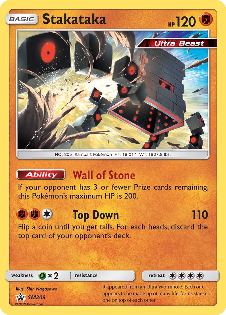 Stakataka - SM209 - SM Promos - Pokemon