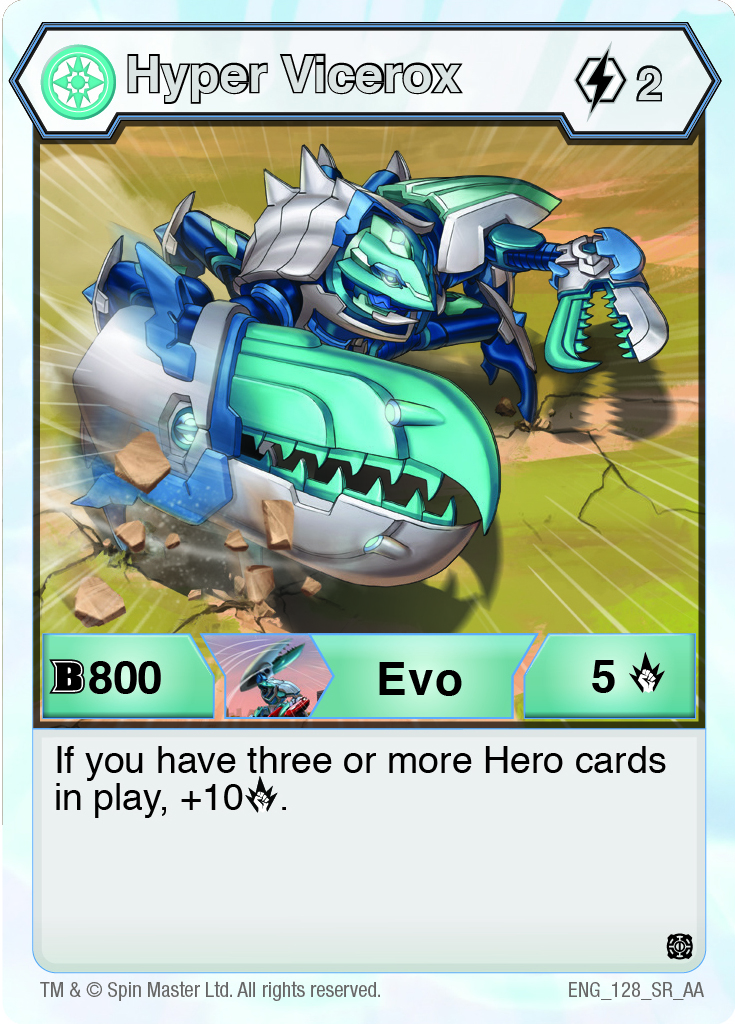 Hyper Vicerox (128) - Age of Aurelus - Bakugan TCG