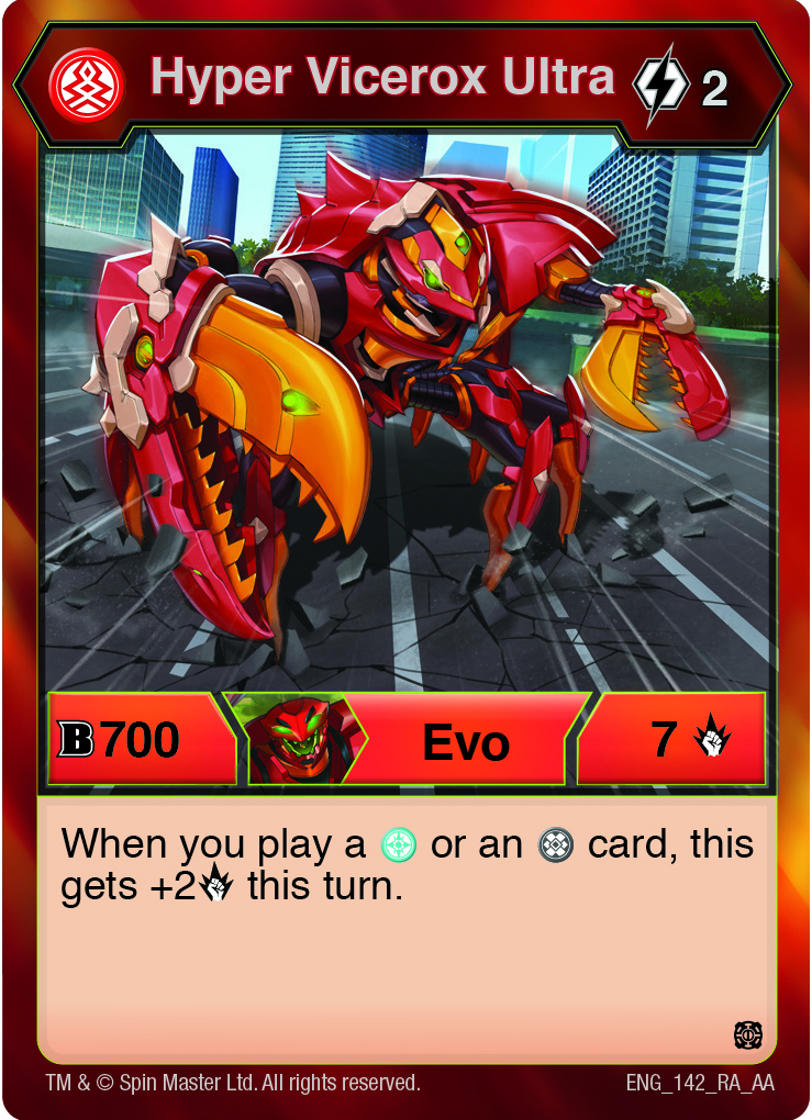 Hyper Vicerox Ultra (142) - Age of Aurelus - Bakugan TCG