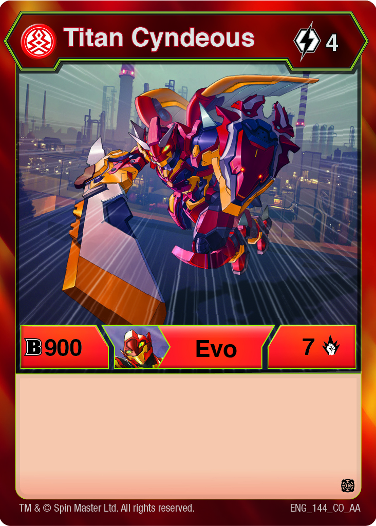Titan Cyndeous - Age of Aurelus - Bakugan TCG