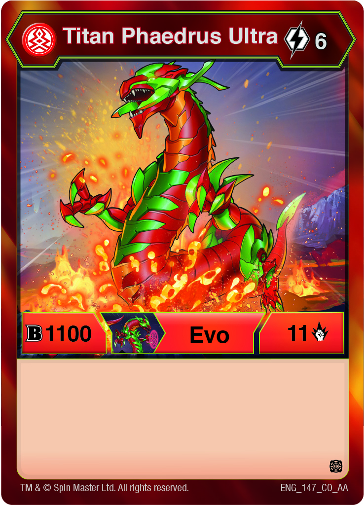 Titan Phaedrus Ultra - Age of Aurelus - Bakugan TCG