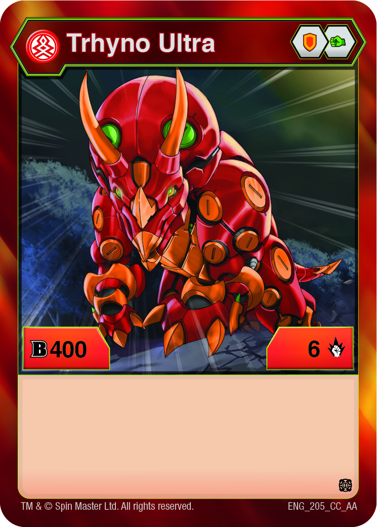 Trhyno Ultra (205) - Age of Aurelus - Bakugan TCG
