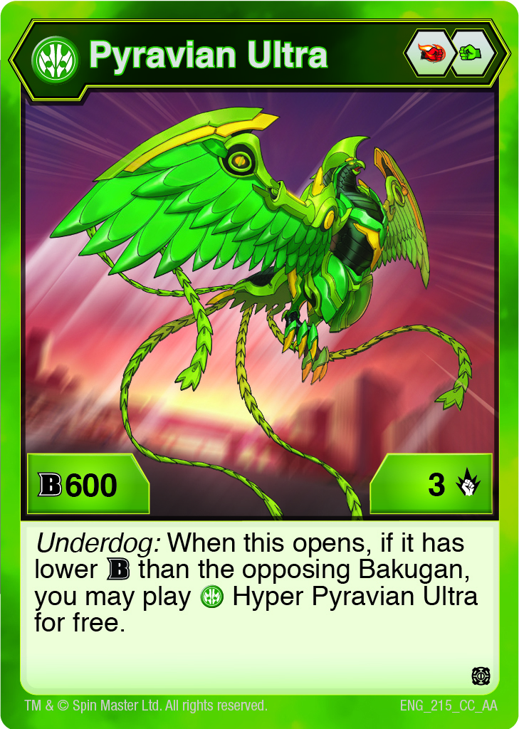 Pyravian Ultra (215) - Age of Aurelus - Bakugan TCG
