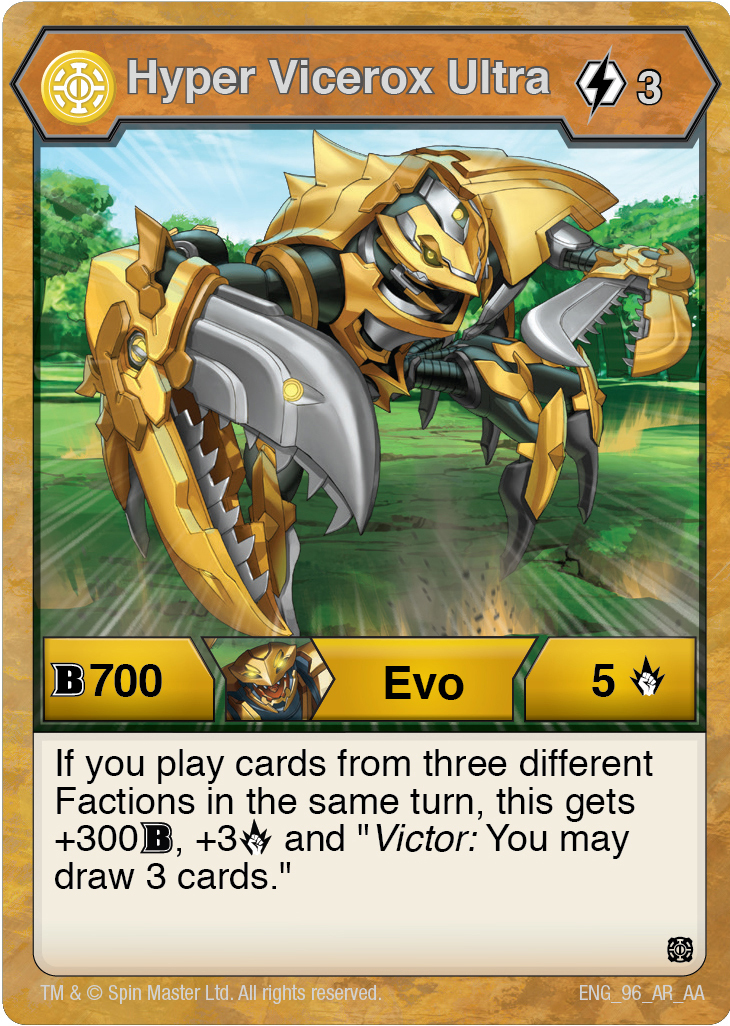Hyper Vicerox Ultra - Age of Aurelus - Bakugan TCG