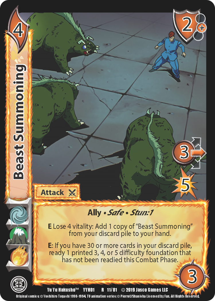 Beast Summoning - Yu Yu Hakusho - UniVersus