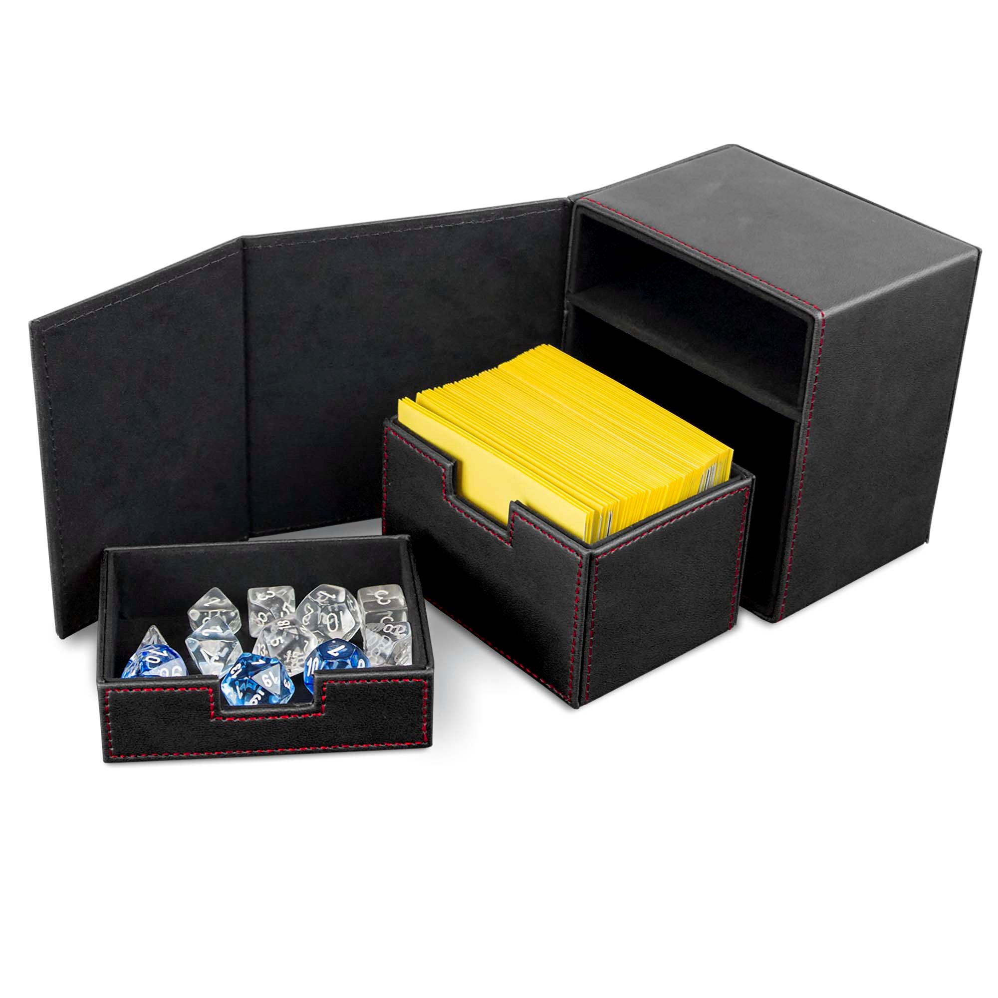 Deck Vault LX - 100 - Black - BCW Deck Boxes - Deck Boxes