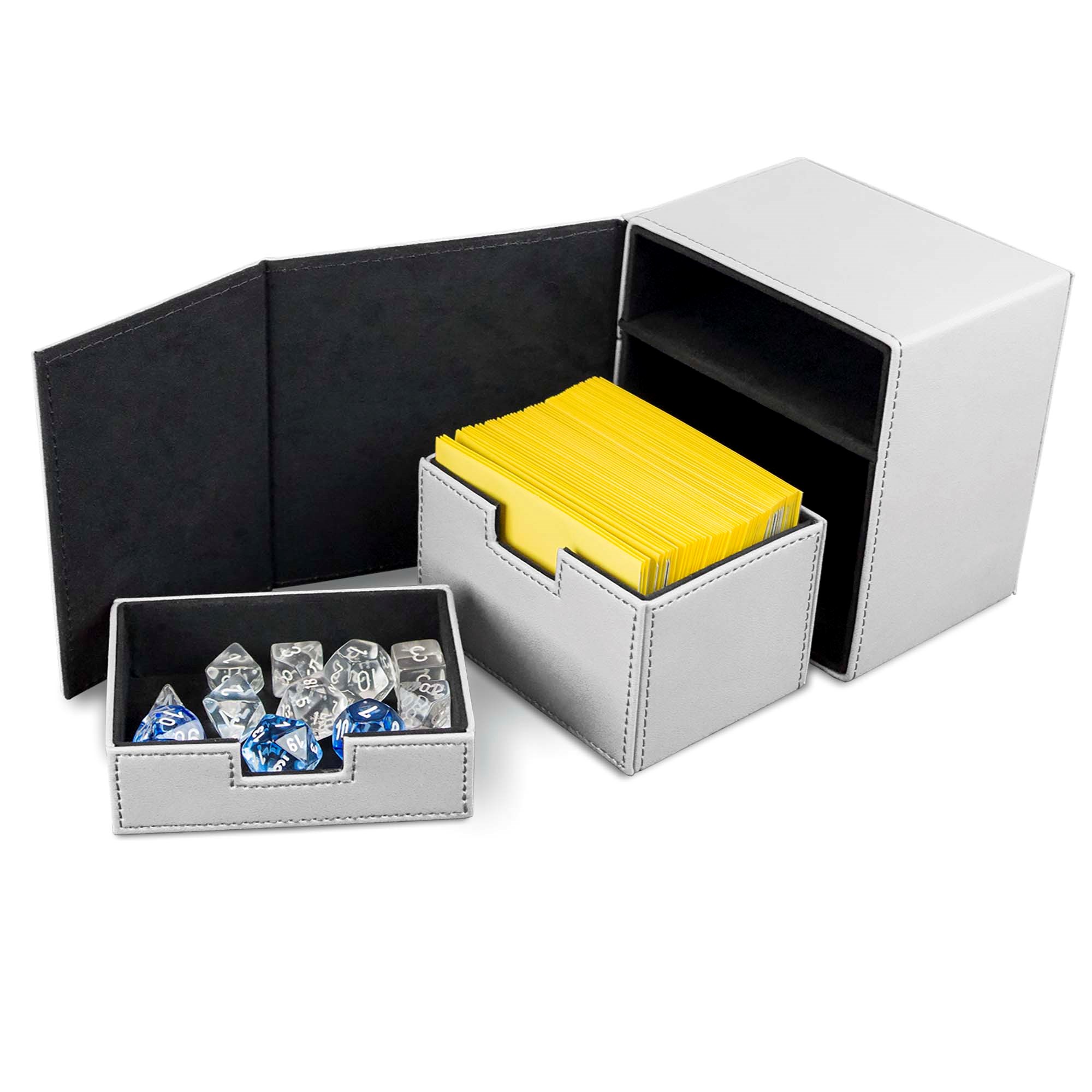 Deck Vault LX - 100 - White - BCW Deck Boxes - Deck Boxes