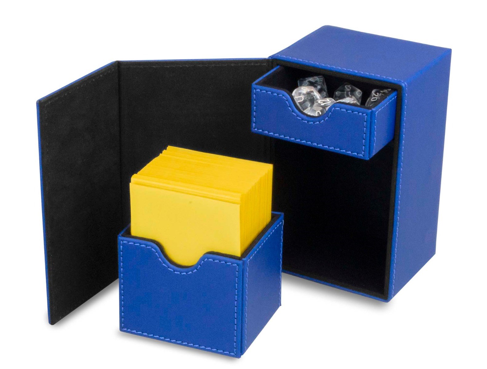 Deck Vault LX - 80 - Blue - BCW Deck Boxes - Deck Boxes