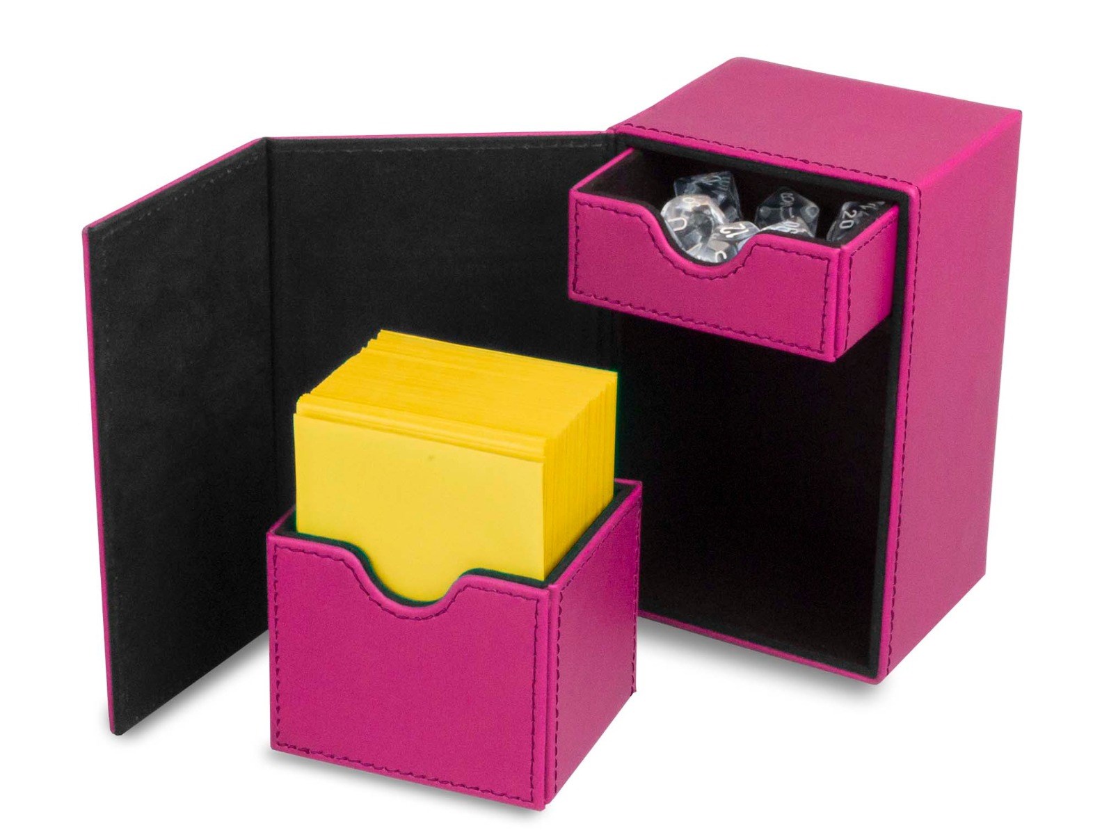 Deck Vault LX - 80 - Pink - BCW Deck Boxes - Deck Boxes