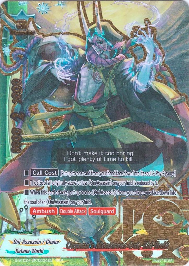 Oeyama's Monstrous Oni, Kid Ibuki - Blazing Overclash - Future Card ...