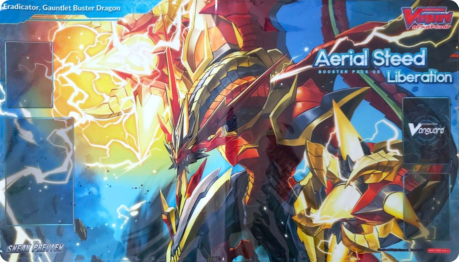 Cardfight!! Vanguard Sneak Preview Playmat: Aerial Steed Liberation ...