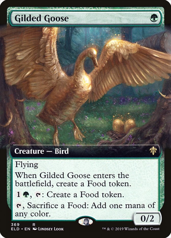 Gilded Goose (Extended Art) - Throne of Eldraine - Magic: The Gathering