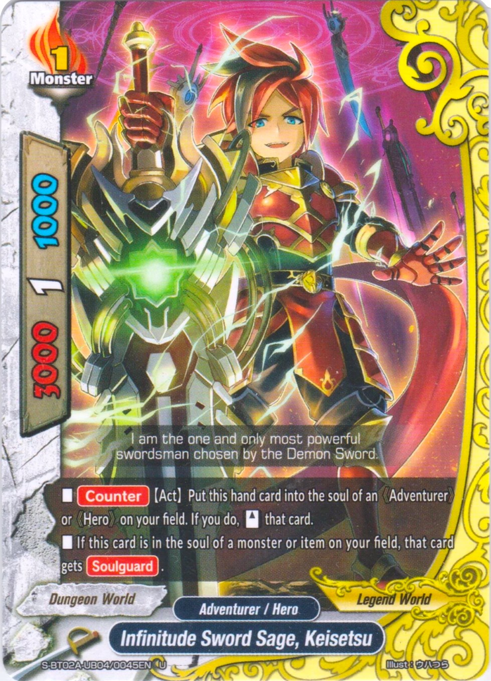 Infinitude Sword Sage, Keisetsu - Blazing Overclash - Future Card ...