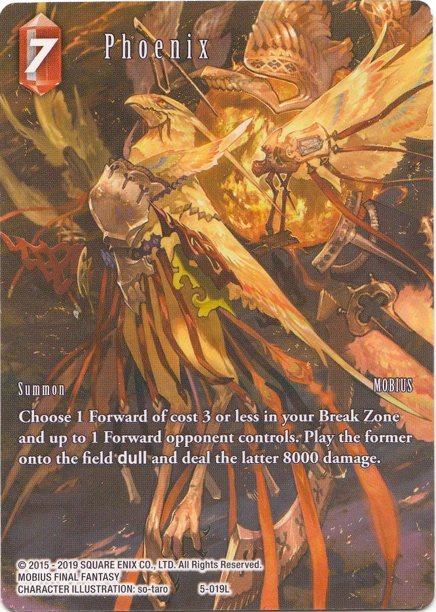 Phoenix - 5-019L (Full Art) - Deck Exclusive Cards - Final Fantasy TCG