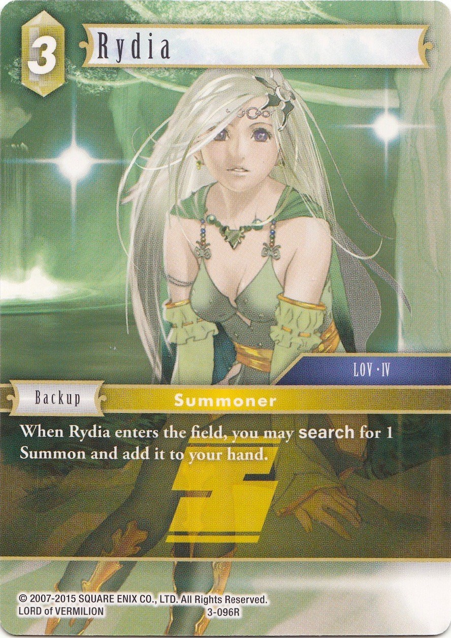Rydia - 3-096R - Deck Exclusive Cards - Final Fantasy TCG