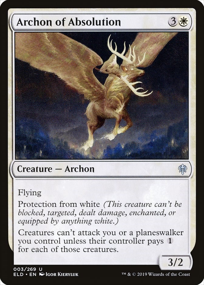 Archon of Absolution - Throne of Eldraine - Magic: The Gathering