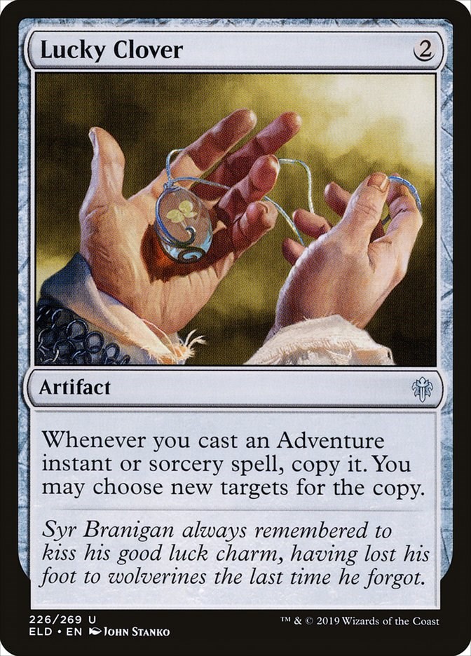 Lucky Clover - Throne of Eldraine - Magic: The Gathering