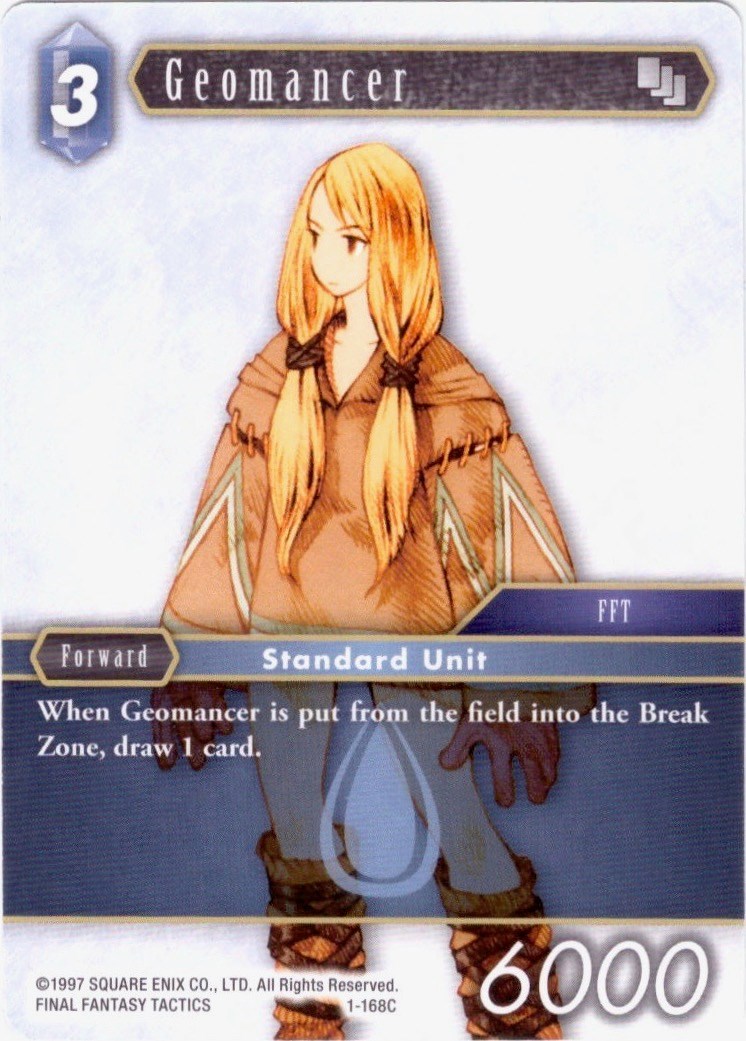 Geomancer (Female Unit) - 1-168C - Deck Exclusive Cards - Final Fantasy TCG