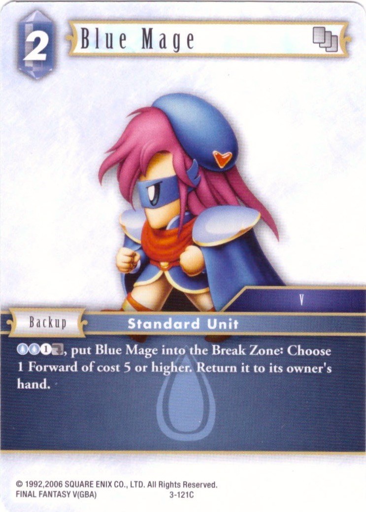 Blue Mage - 3-121C - Deck Exclusive Cards - Final Fantasy TCG