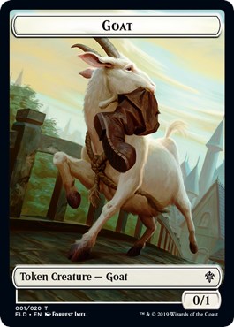 Goat Token - Throne of Eldraine - Magic: The Gathering
