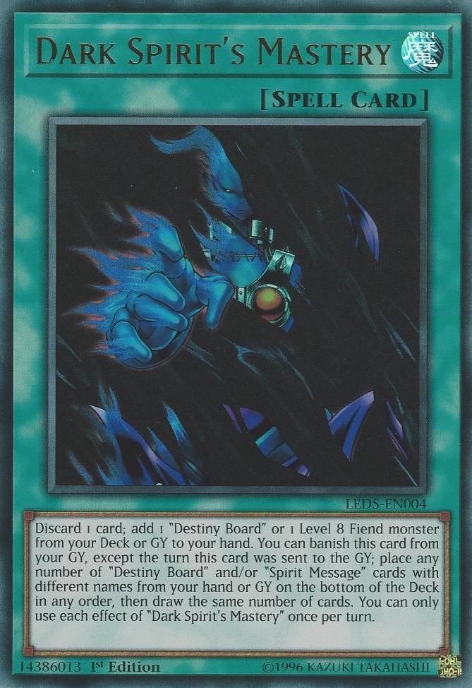 Dark Spirit's Mastery - Legendary Duelists: Immortal Destiny - YuGiOh